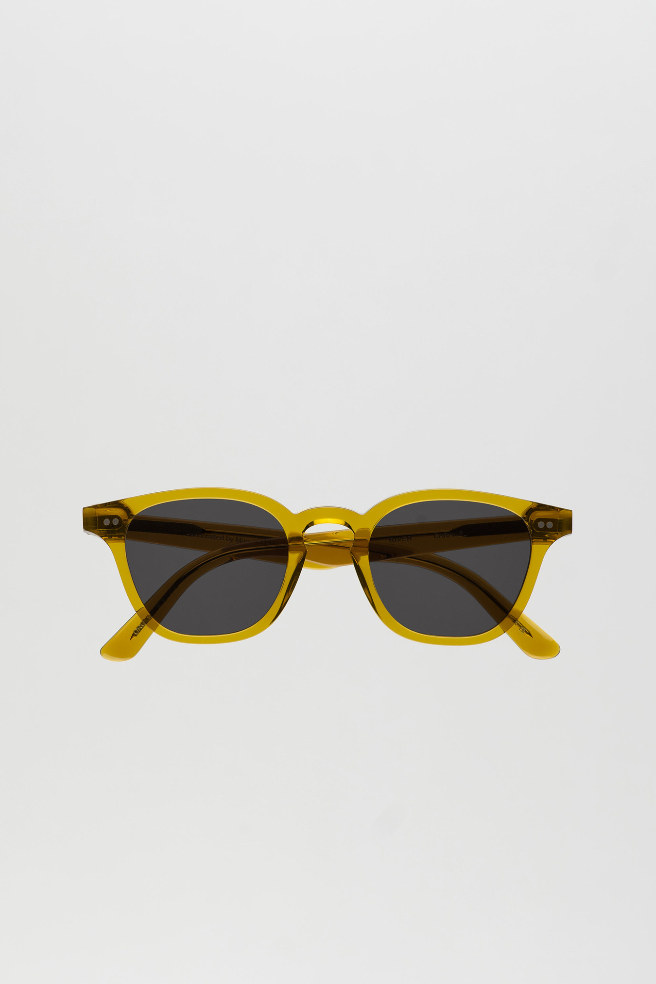 River Caramel - grey solid lens – Monokel Eyewear