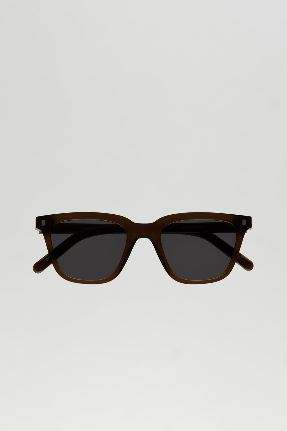 Robotnik Chocolate - grey solid lens – Monokel Eyewear