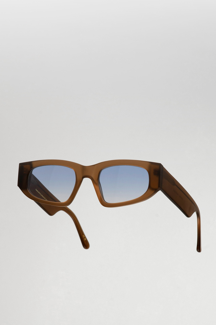Eclipse matt Cola - blue gradient lens – Monokel Eyewear